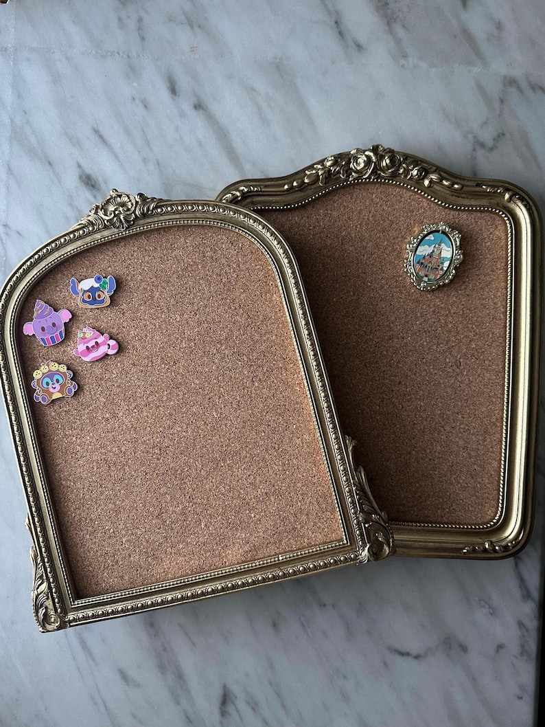 Vintage Style Frame Pin Display: 8x10 Collectible Pin Board - Etsy