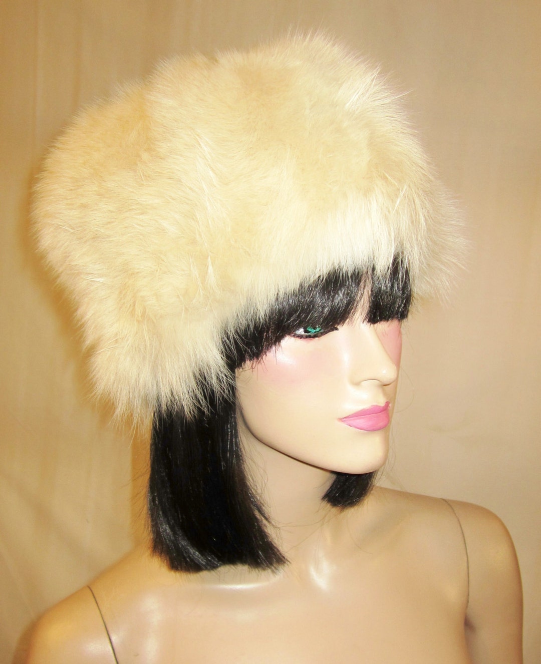 1960's Stunning and Full Wintry White Fox Fur Hat - Etsy