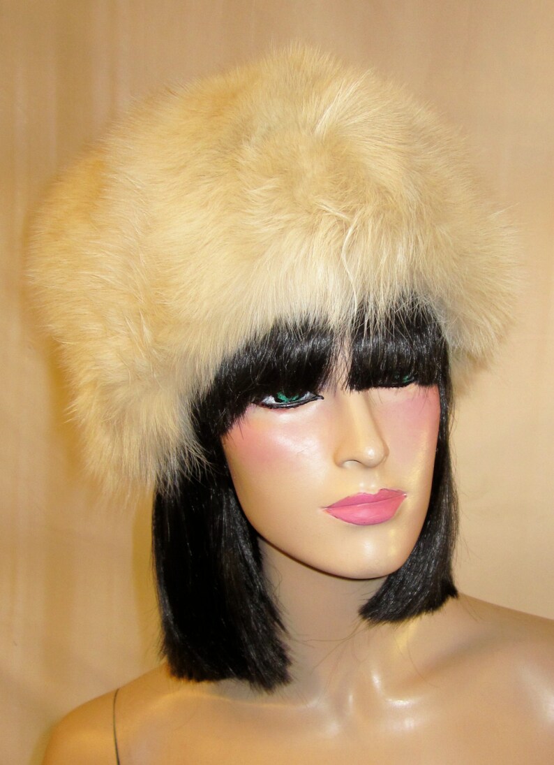 1960's Stunning and Full Wintry White Fox Fur Hat - Etsy
