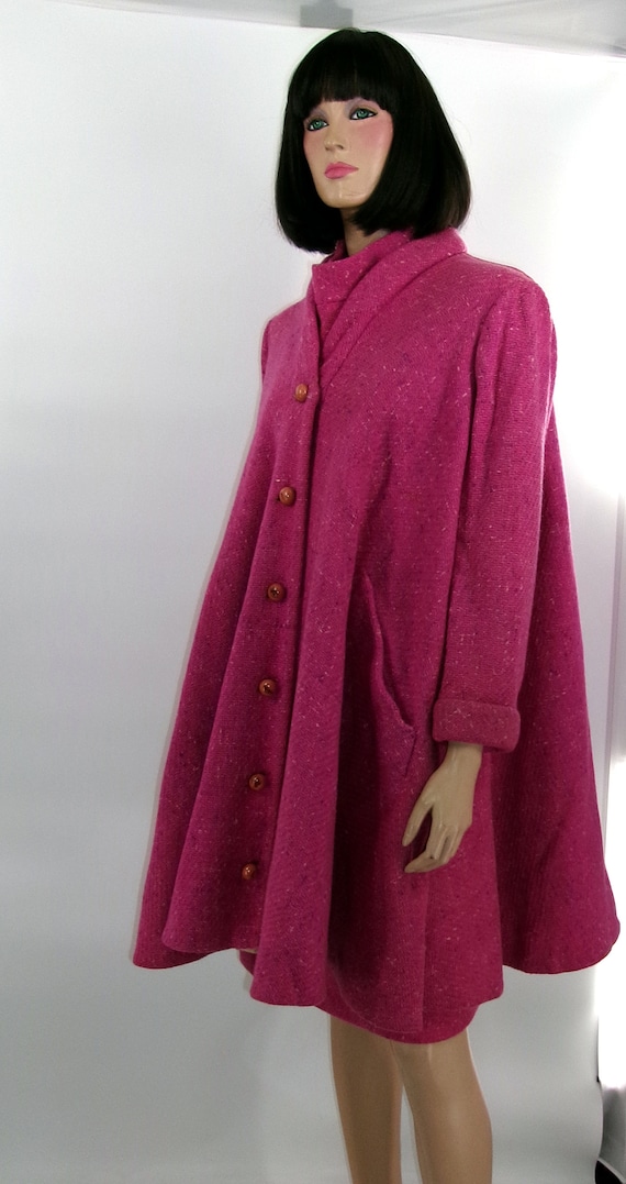 1960's Custom-Made "Barbie" Bubblegum Pink Trapeze Co… - Gem