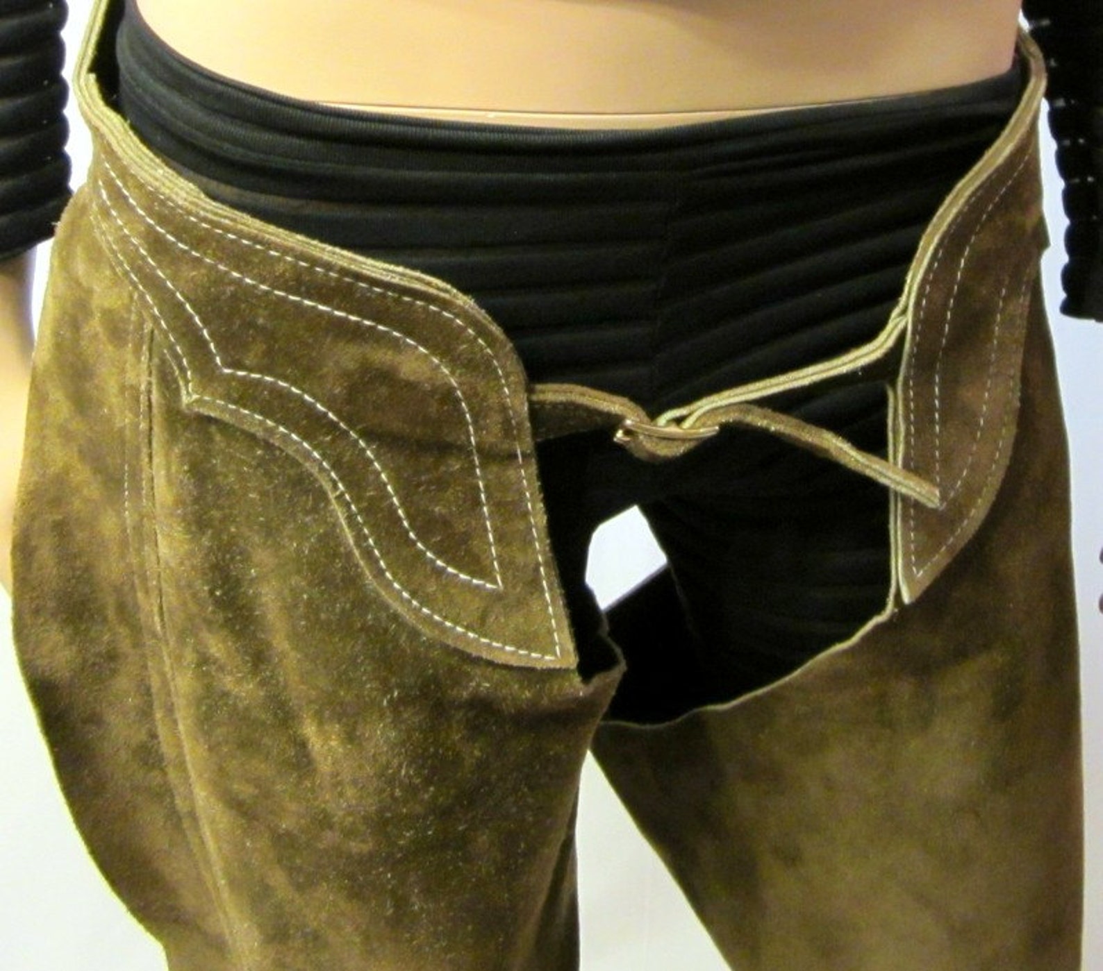Men's/women's-cowboy/cowgirl Brown Suede Western Chaps - Etsy