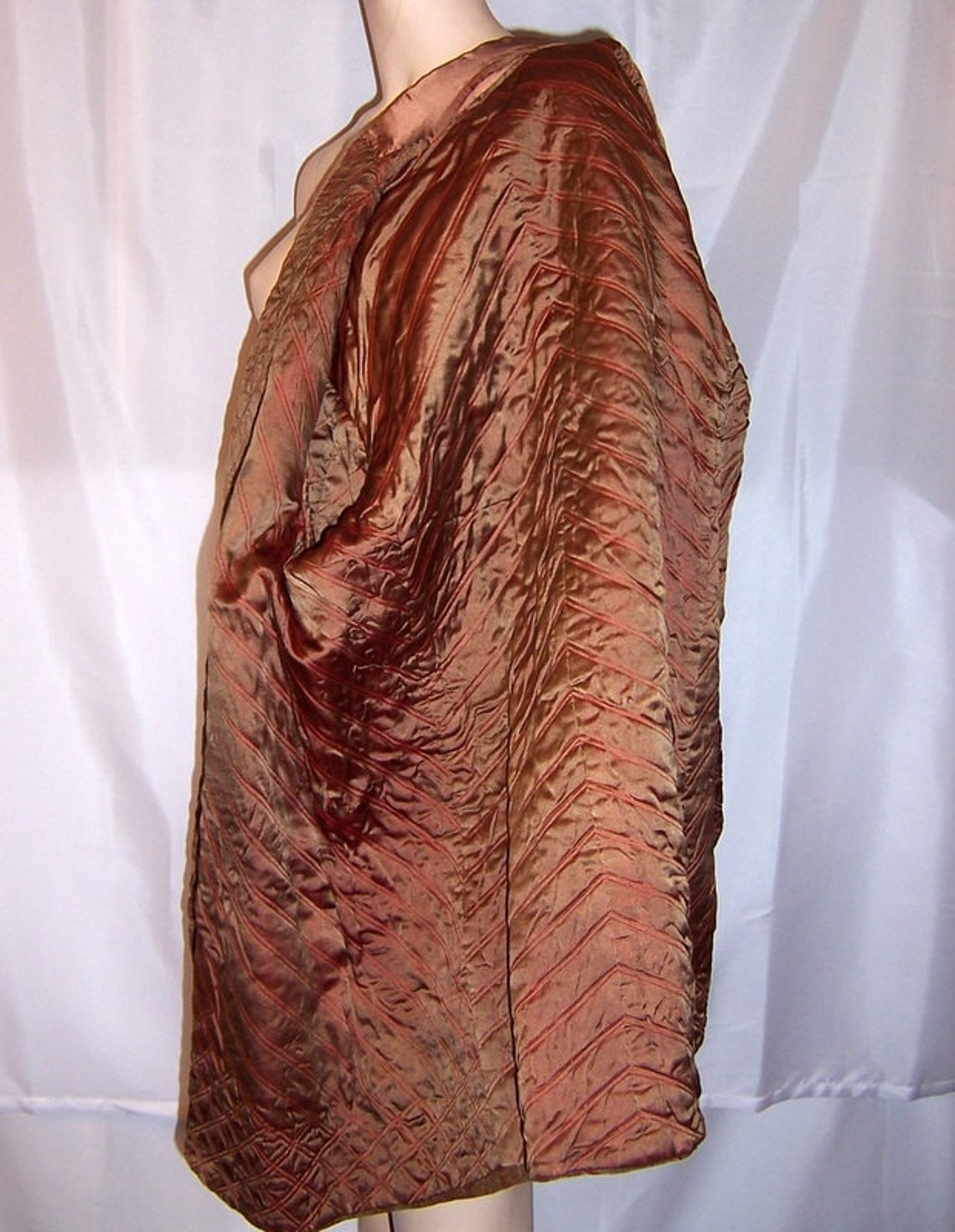 Men's-victorian Era-paisley Jacket With Satin Trim - Etsy