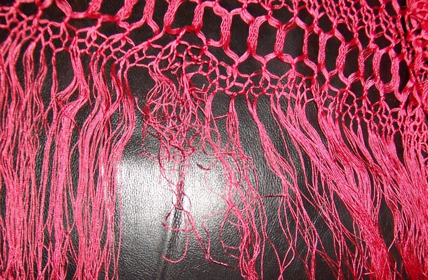 Early 20th Century, Red Canton Silk Hand-embroidered Shawl - Etsy