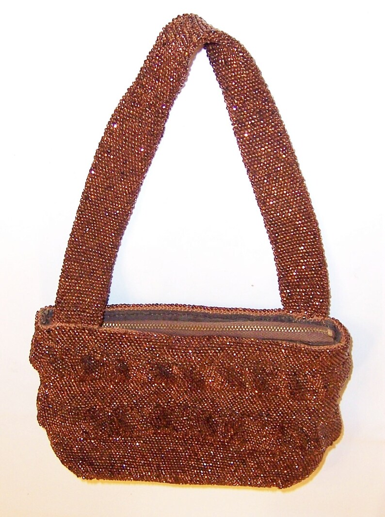 1940's Copper Beaded, Single-handled, Handbag - Etsy