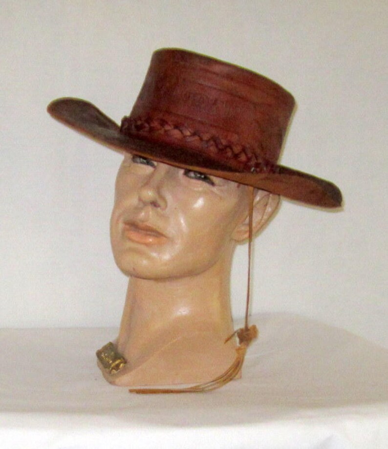 Sombrero Gaucho/Cowboy de Cuero Hecho a Mano y Hecho a Mano de | Etsy