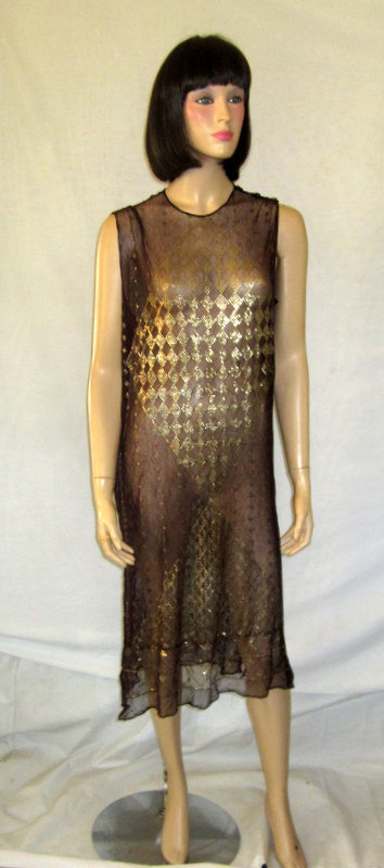 1920's Art Deco Egyptian Assuit Dress With Matching Shawl - Etsy