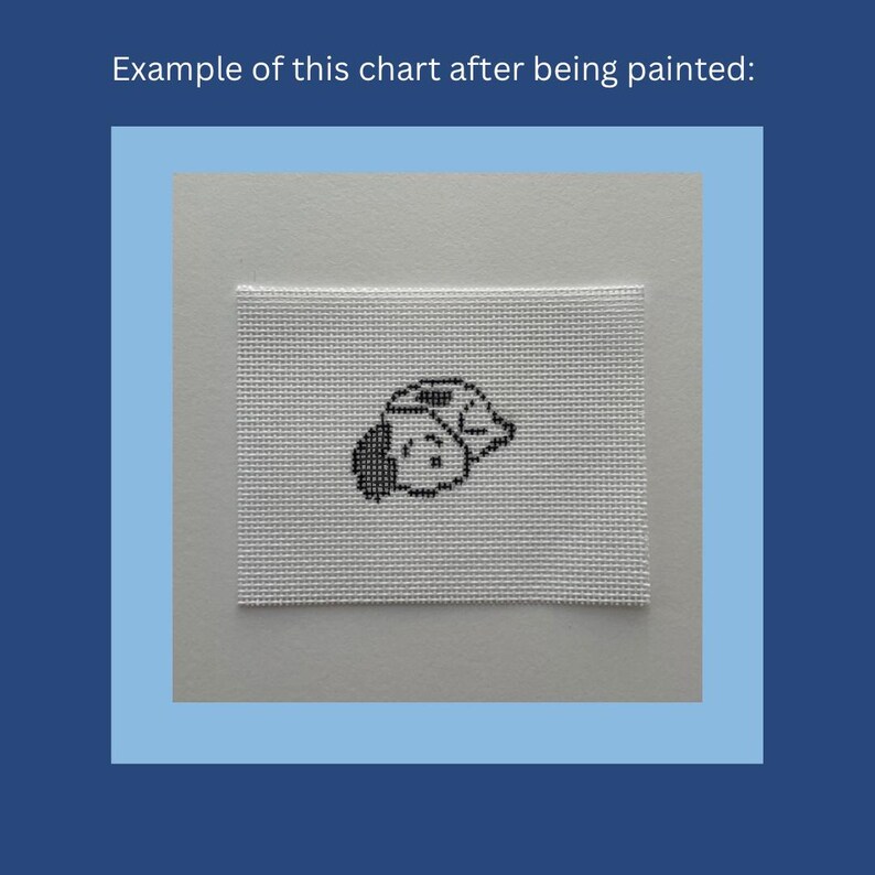 Baby Snoopy Needlepoint Chart Digital Stitch Chart 18 Mesh - Etsy