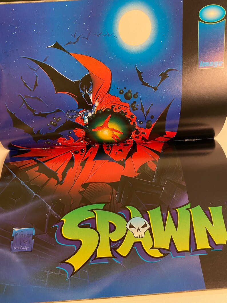 Spawn 1 1992 Image Comics 1st Appearance of Spawn and Sam | Etsy