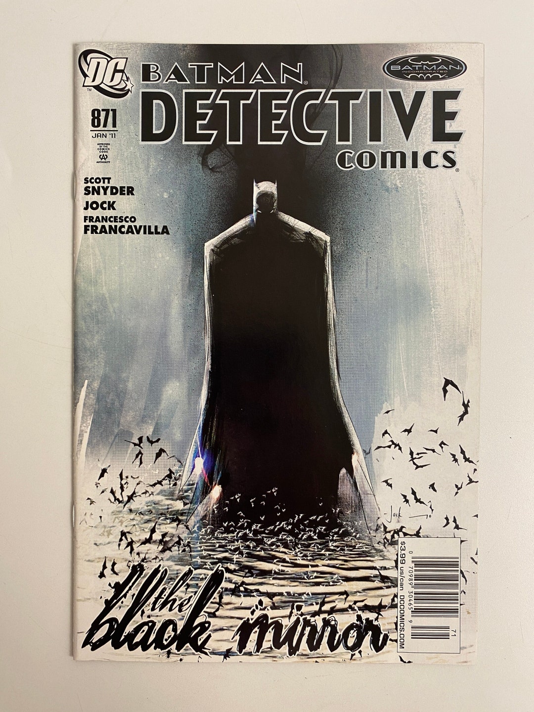 Detective Comics 871 2011 DC Comics 1st Scott Snyder on - Etsy