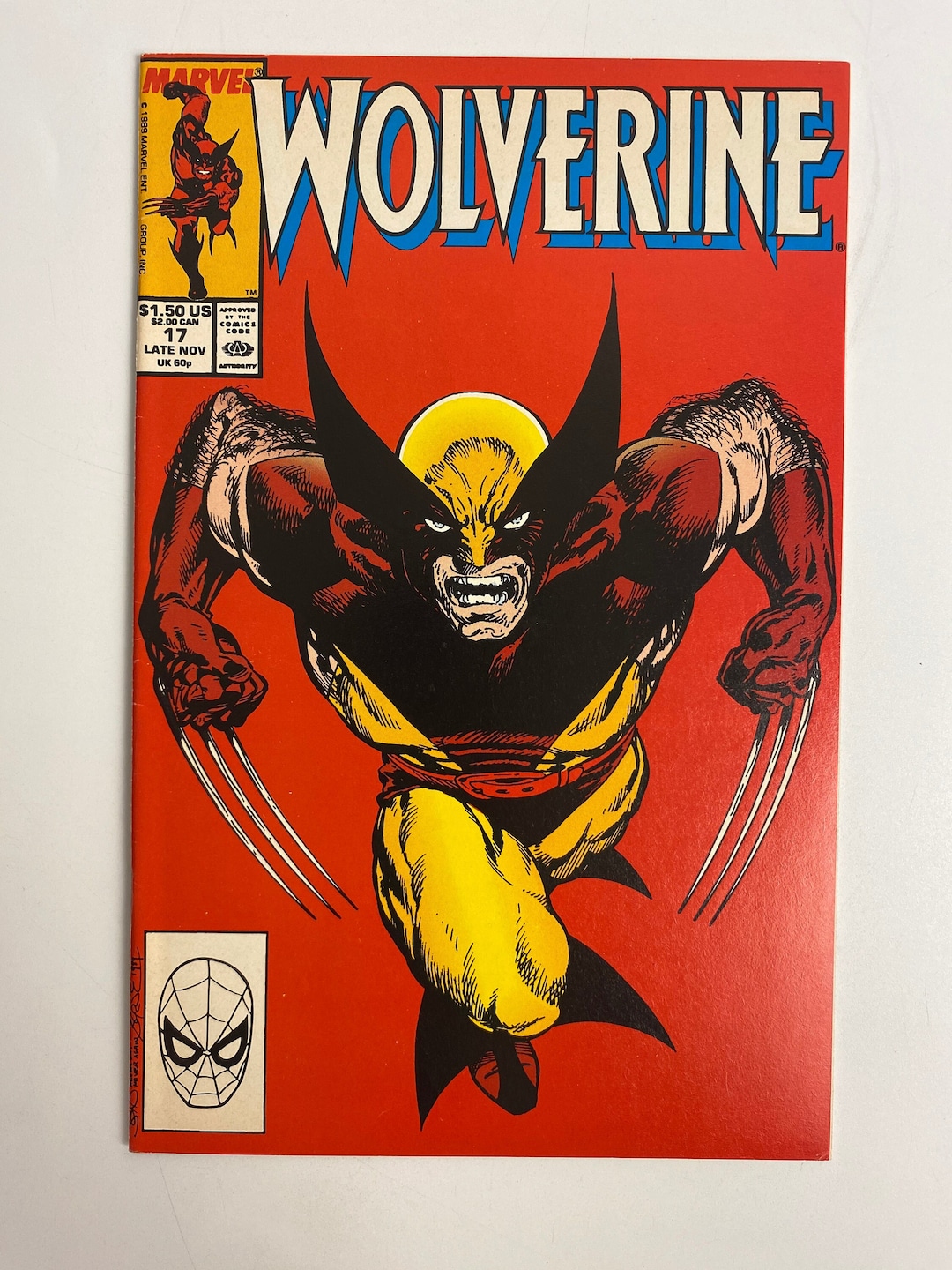 Wolverine 17 1989 Marvel Iconic Cover Art by John Byrne - Etsy