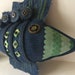 Handcrafted Denim Fish, Recyclyed Denim Soft Sculpture Fish, Handmade ...