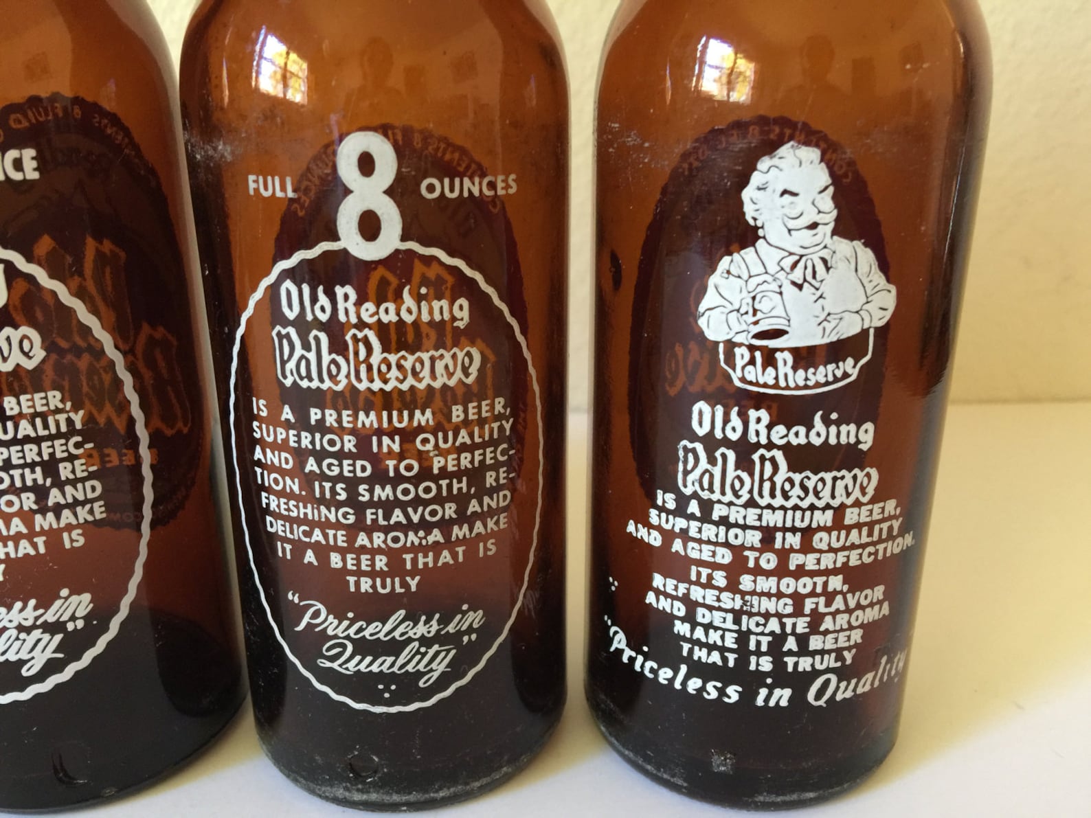 Vintage Old Reading Pale Reserve Beer Bottles, Reading Pa. Beer Bottles ...