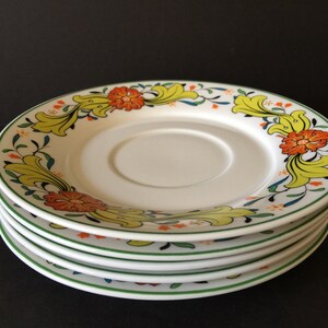 Vintage Spode Caribbean Soup Bowls / Saucers, Vintage Spode China ...