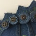 Handcrafted Denim Fish, Recyclyed Denim Soft Sculpture Fish, Handmade ...