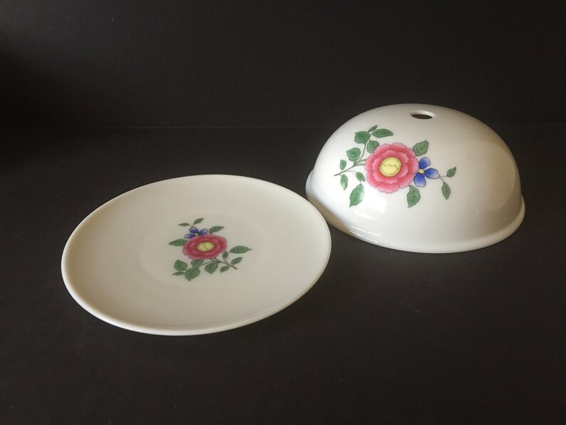 Vintage Lenox Arden Rose Muffin Dish Lenox for Marshall - Etsy