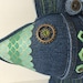 Handcrafted Denim Fish, Recyclyed Denim Soft Sculpture Fish, Handmade ...