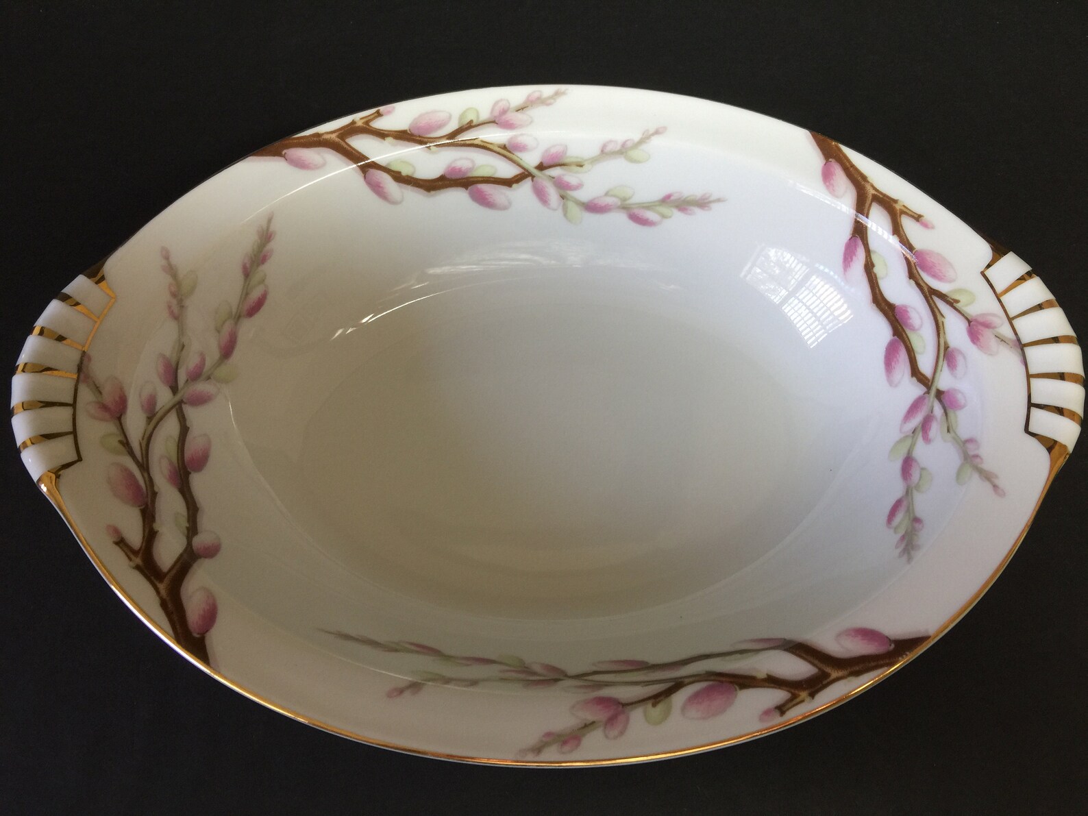 Vintage Kent China Spring Willow Oval Vegetable Bowl, Made in Japan ...