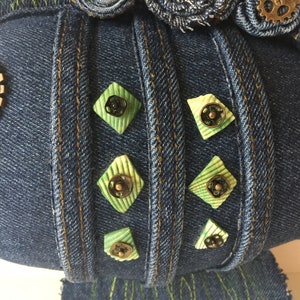 Handcrafted Denim Fish, Recyclyed Denim Soft Sculpture Fish, Handmade ...