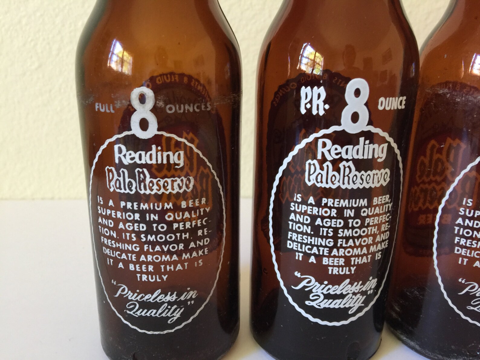 Vintage Old Reading Pale Reserve Beer Bottles, Reading Pa. Beer Bottles ...