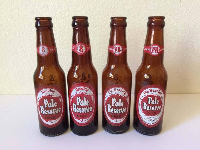 Vintage Old Reading Pale Reserve Beer Bottles, Reading Pa. Beer Bottles ...