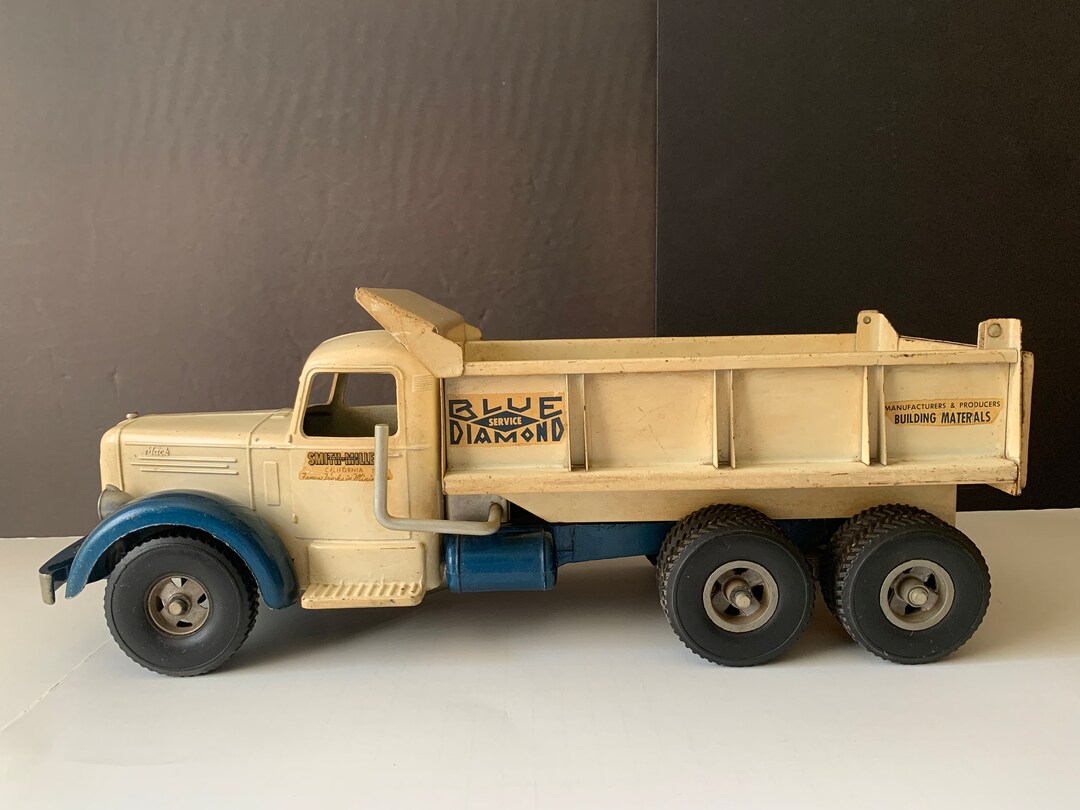 Vintage Smith Miller Mack blue Diamond Service Hydraulic Dump Truck ...