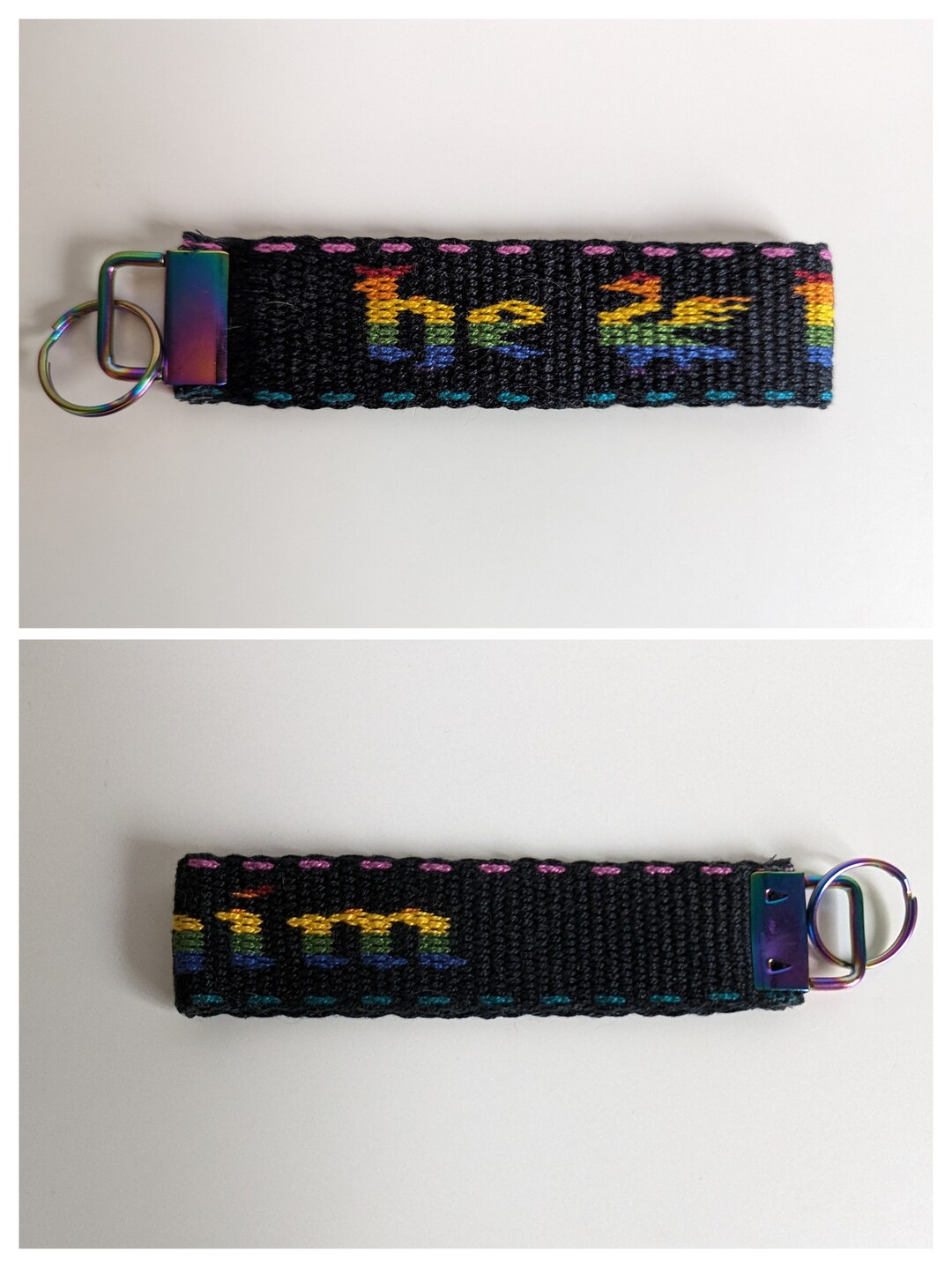 Tablet Woven Pronoun Wristlet - Etsy