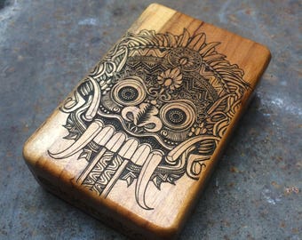 Gun N Roses Java Teak Wood Engraved Lighter - Etsy
