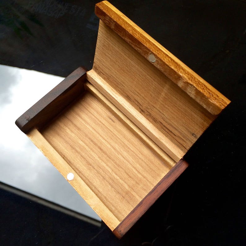 Personalized Teak Wood Cigarette Case Custom Engraved - Etsy