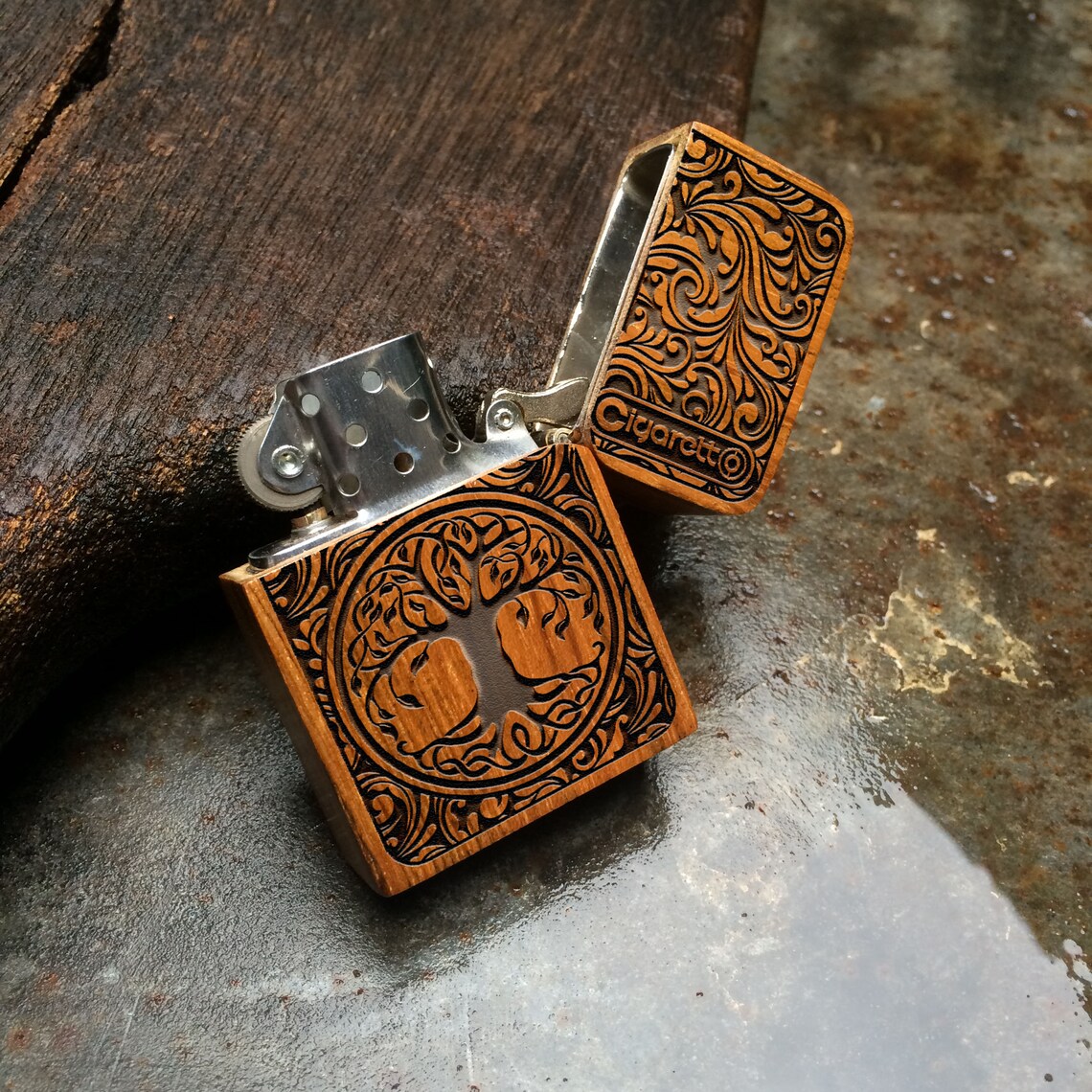 ENGRAVED LIGHTER Lighter Case Lighter Sleeve Windproof - Etsy