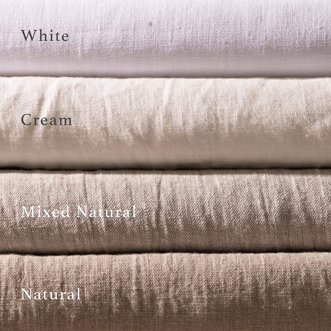 Natural Stonewashed Linen Flax Heavy Medium Weight Natural - Etsy