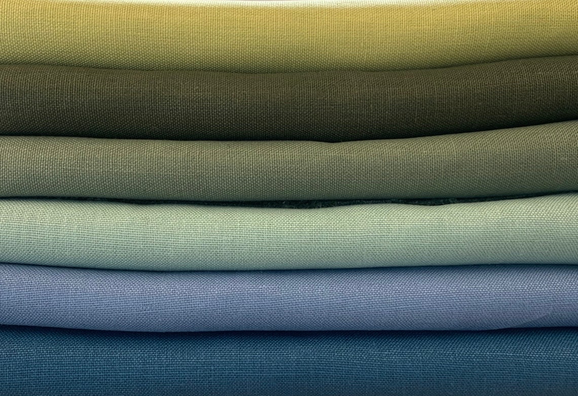 100% Linen Pure Heavy Upholstery Weight Linen Flax Fabric by - Etsy