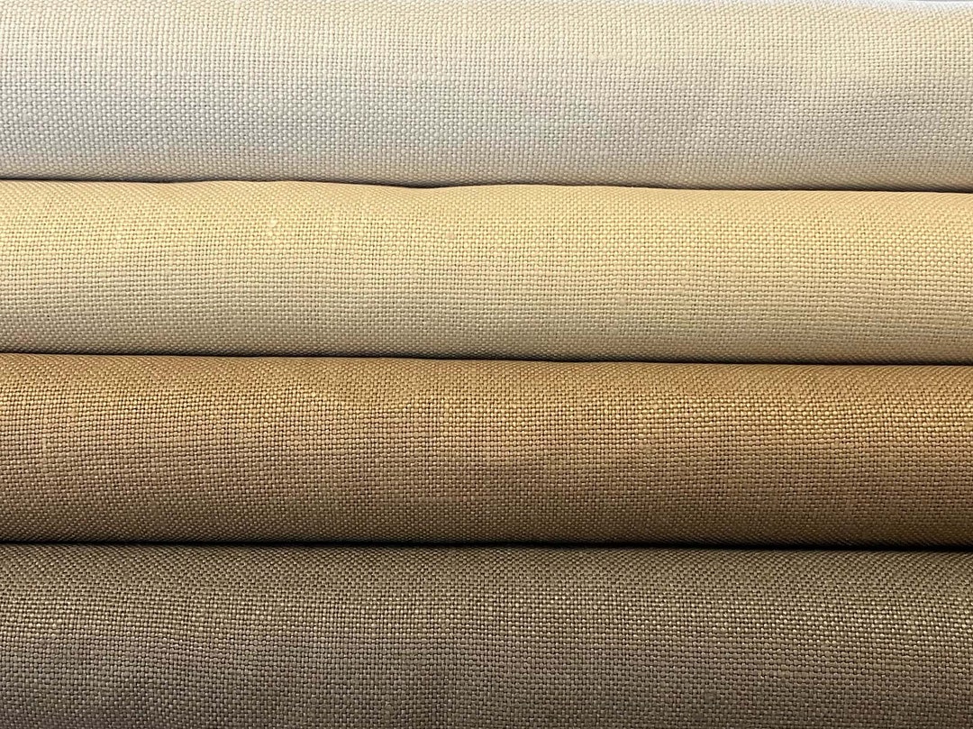 100% Linen Pure Home Furnishing Upholstery Slipcover Weight Flax Fabric ...