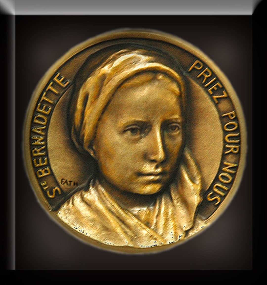 Bernadette of Lourdes by the French Sculptor RICHARD FATH - Etsy