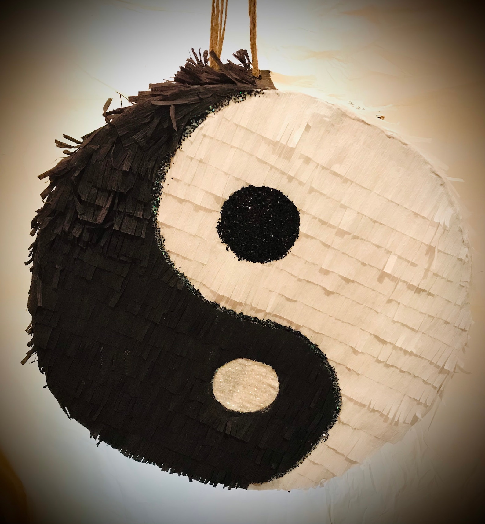 Yin Yang Piñata-Black and White | Etsy