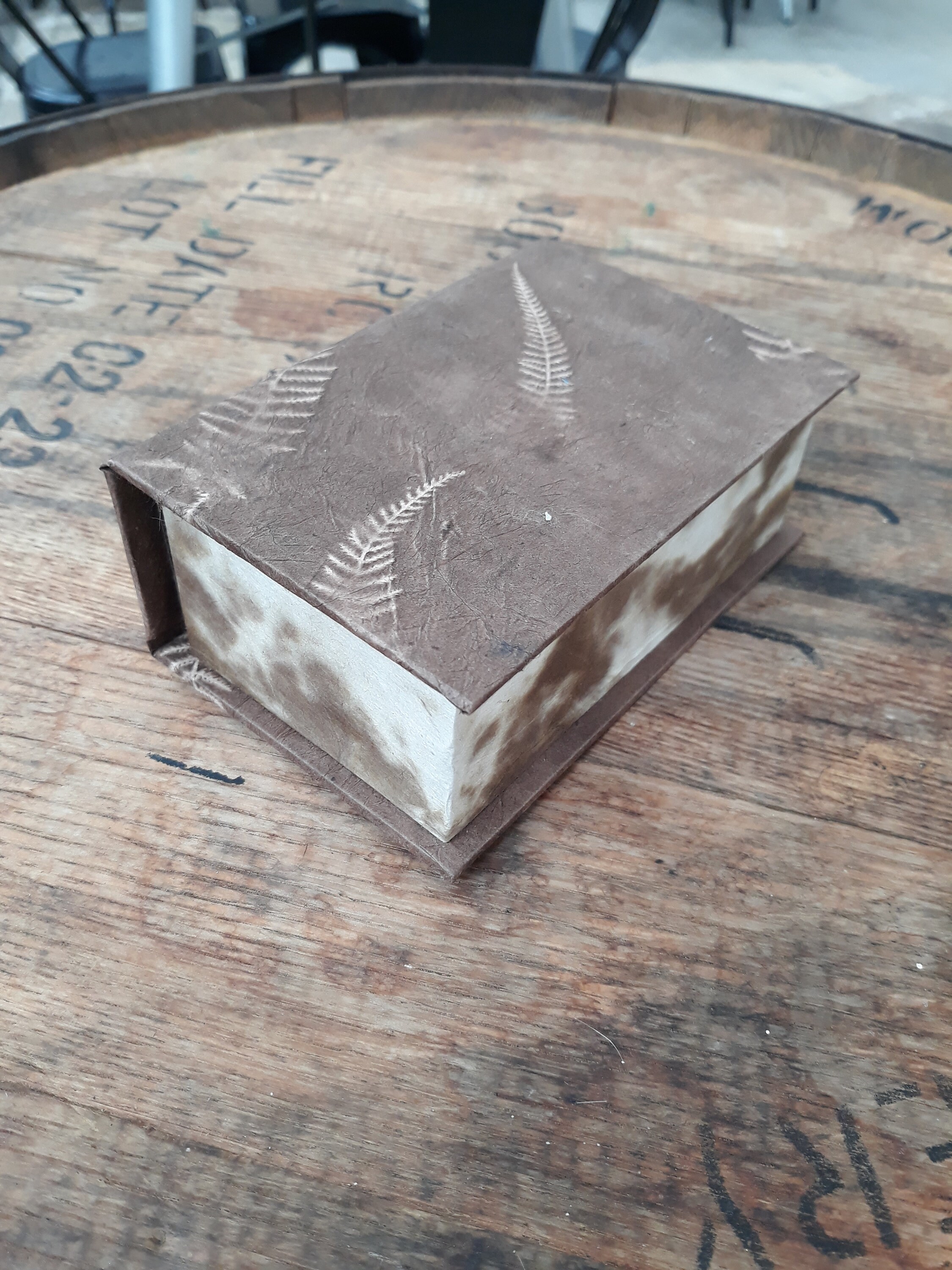 Brown Forest Fern Chunky Tarot Deck Box | Witchcraft Oracle Altar Decor ...