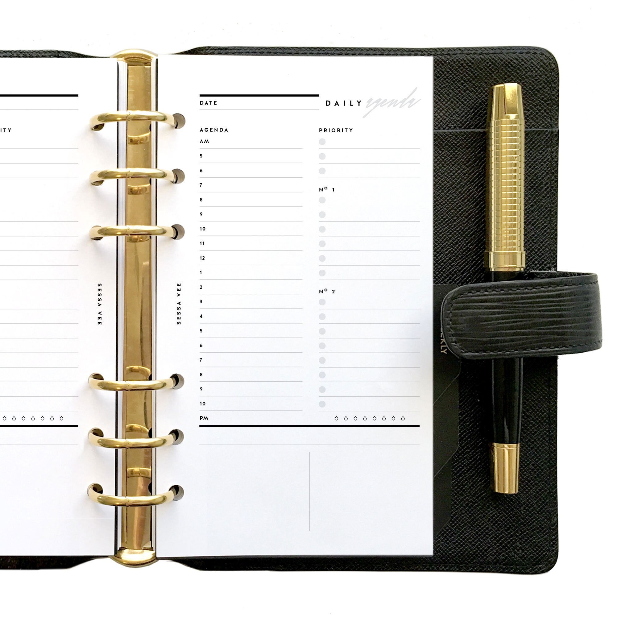 Buy Personal Size Daily Classic Agenda Undated Printable Planner Online in India - Etsy buy-personal-size-daily-classic-agenda-undated-printable-planner-online-in-india-etsy