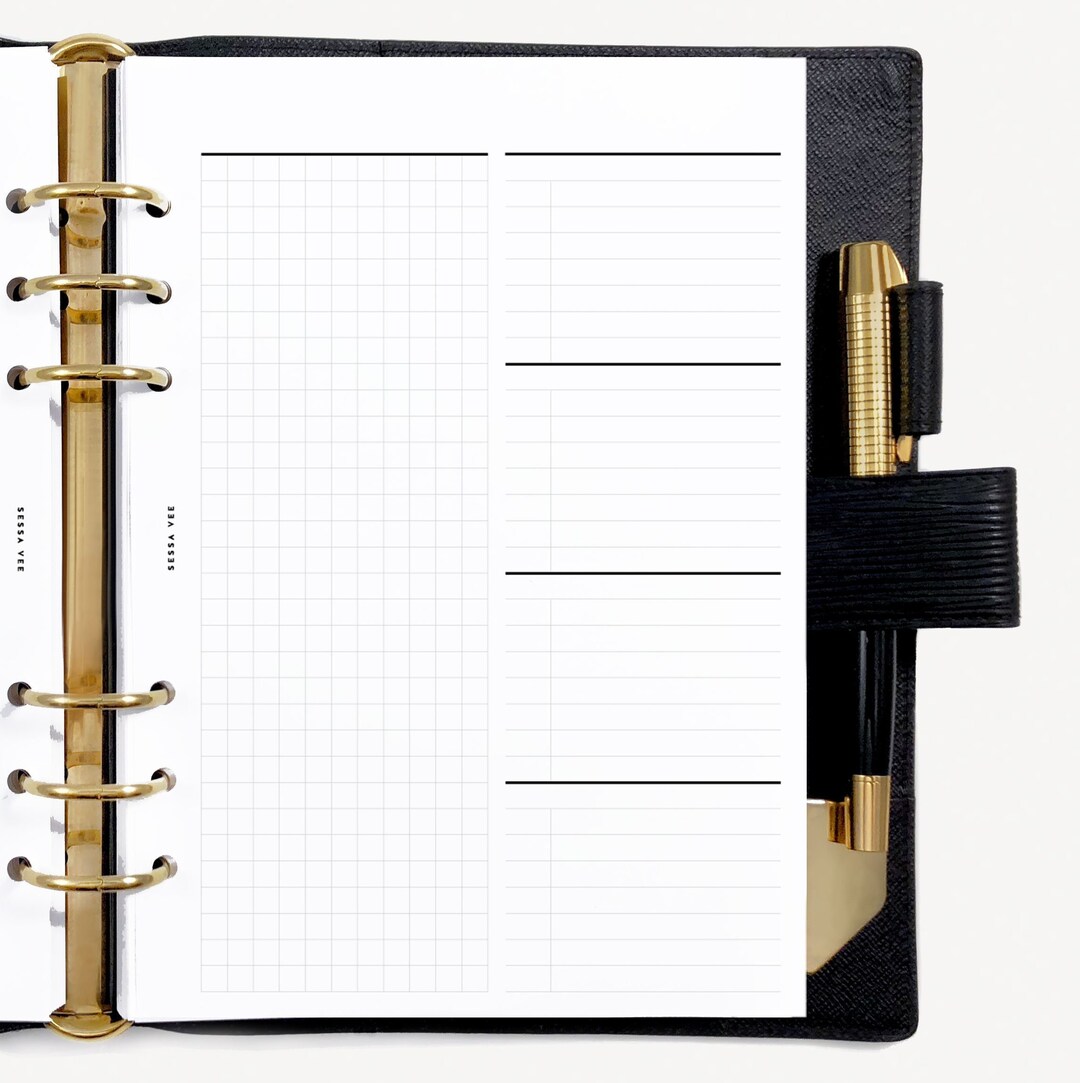 4 Task Lists, Vertical Grid - Weekly, WO2P, Checklists, to Do ...