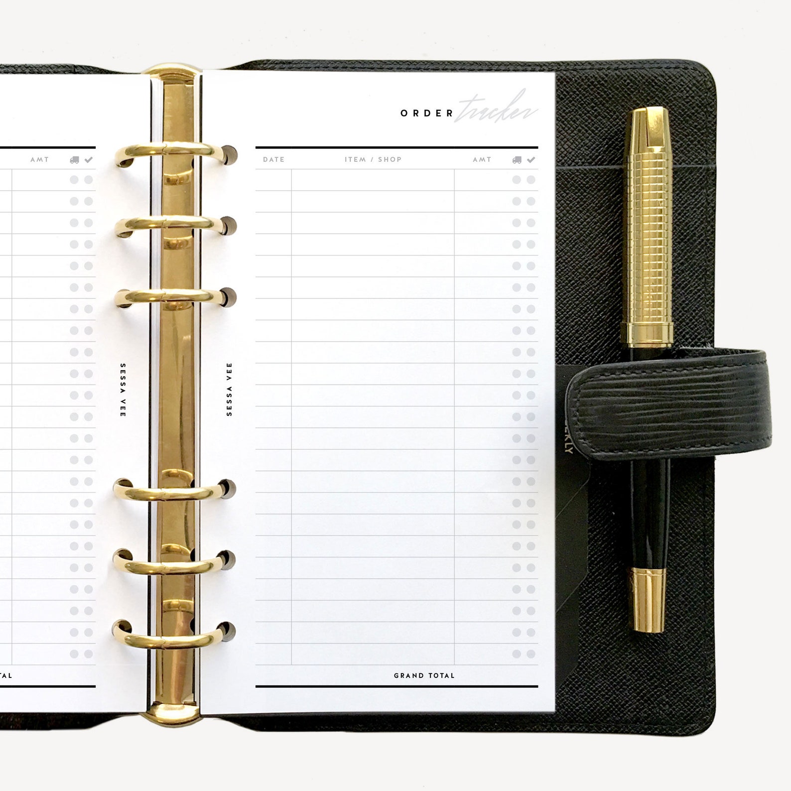 Personal Order Tracker, Printable Planner Inserts [PDF File] - Etsy