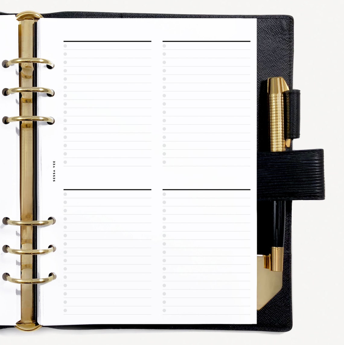 A5 4 Checklist Printable Planner Inserts PDF File - Etsy