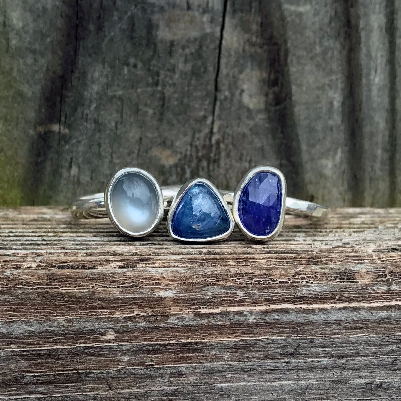 Grey Moonstone Ring Moonstone Ring Grey Sterling Silver - Etsy