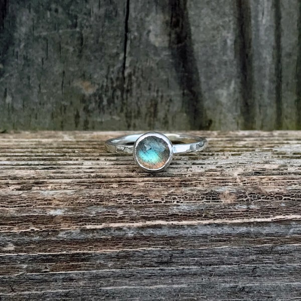 Labradorite Ring - Etsy