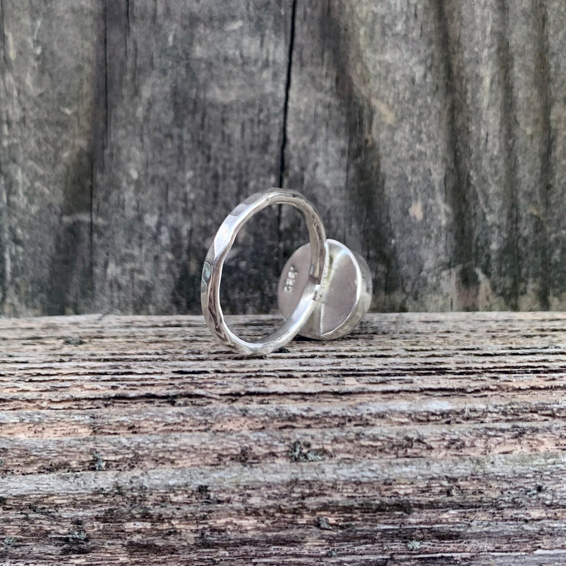 White Moonstone Moon Ring Carved Moon Face Ring Moon Ring | Etsy