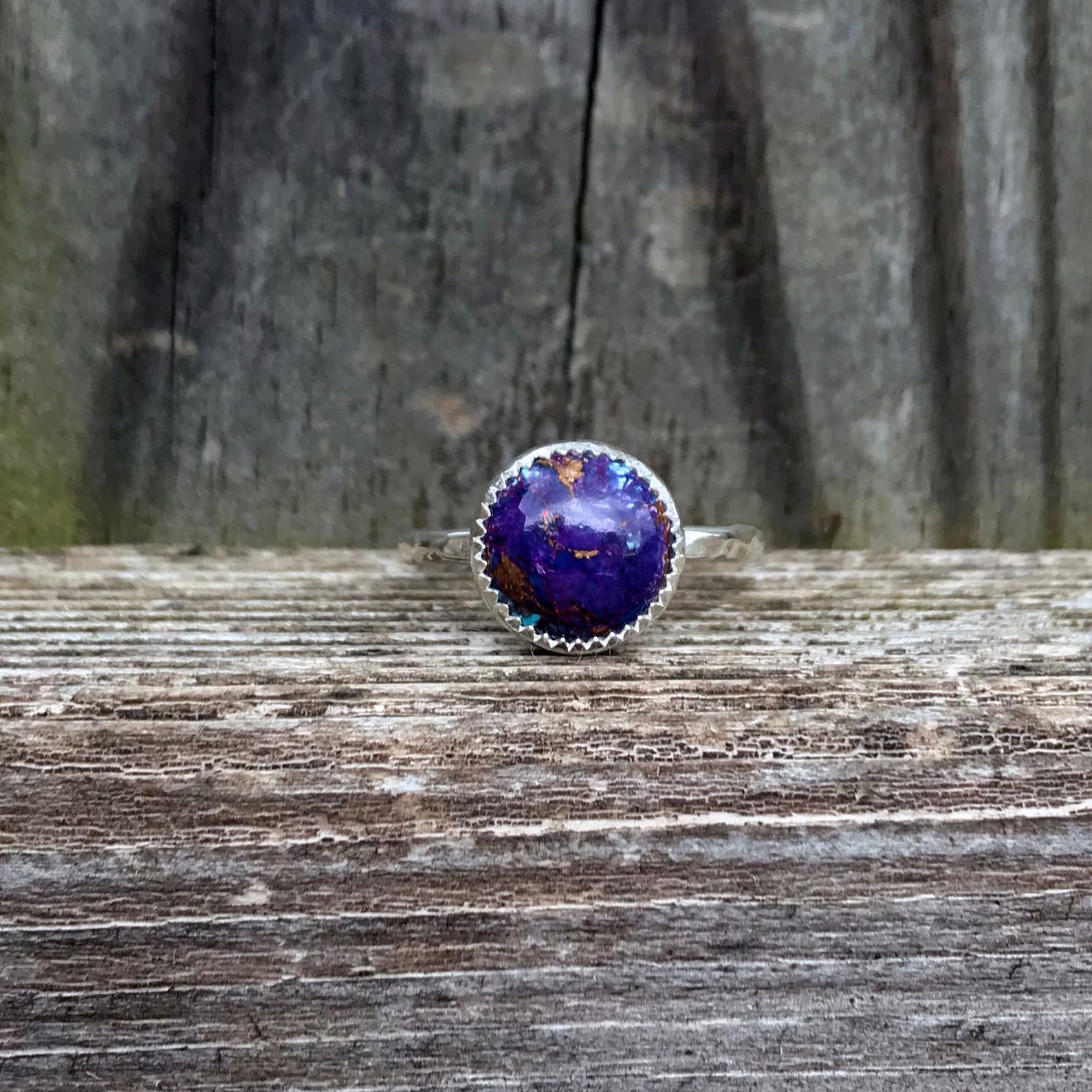 Purple Mohave Turquoise Ring Purple Turquoise Ring Purple - Etsy