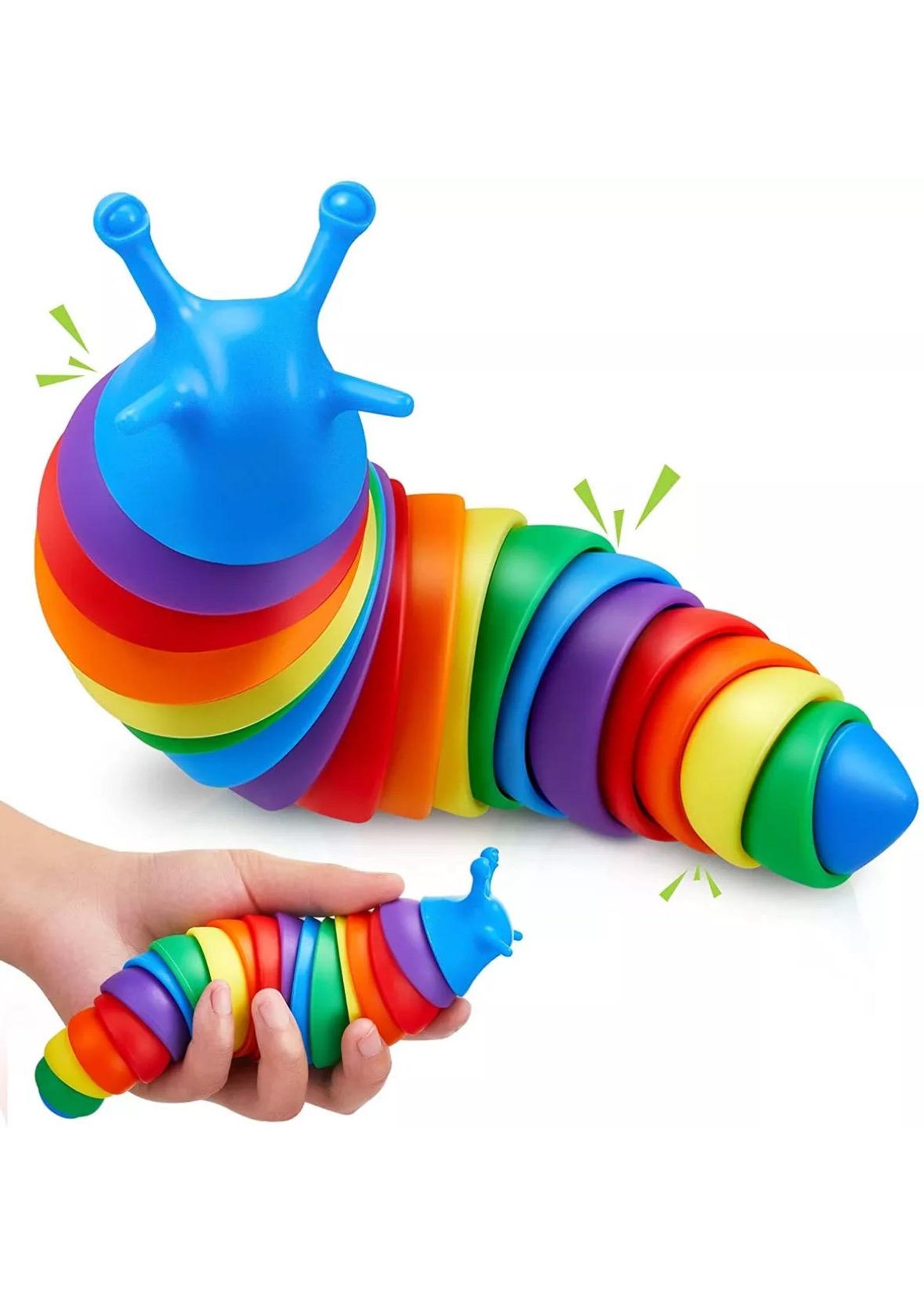 Fidget Slug Stress Relief Sensory Toy | Anxiety Relief Toy | Fun for ...