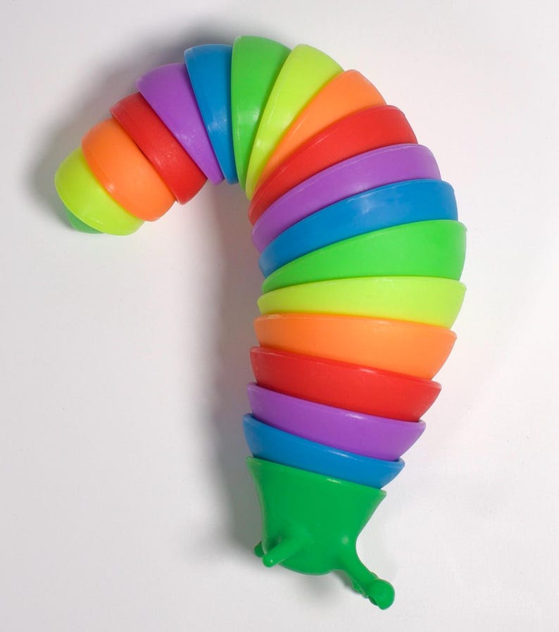 Fidget Slug Stress Relief Sensory Toy | Anxiety Relief Toy | Fun for ...