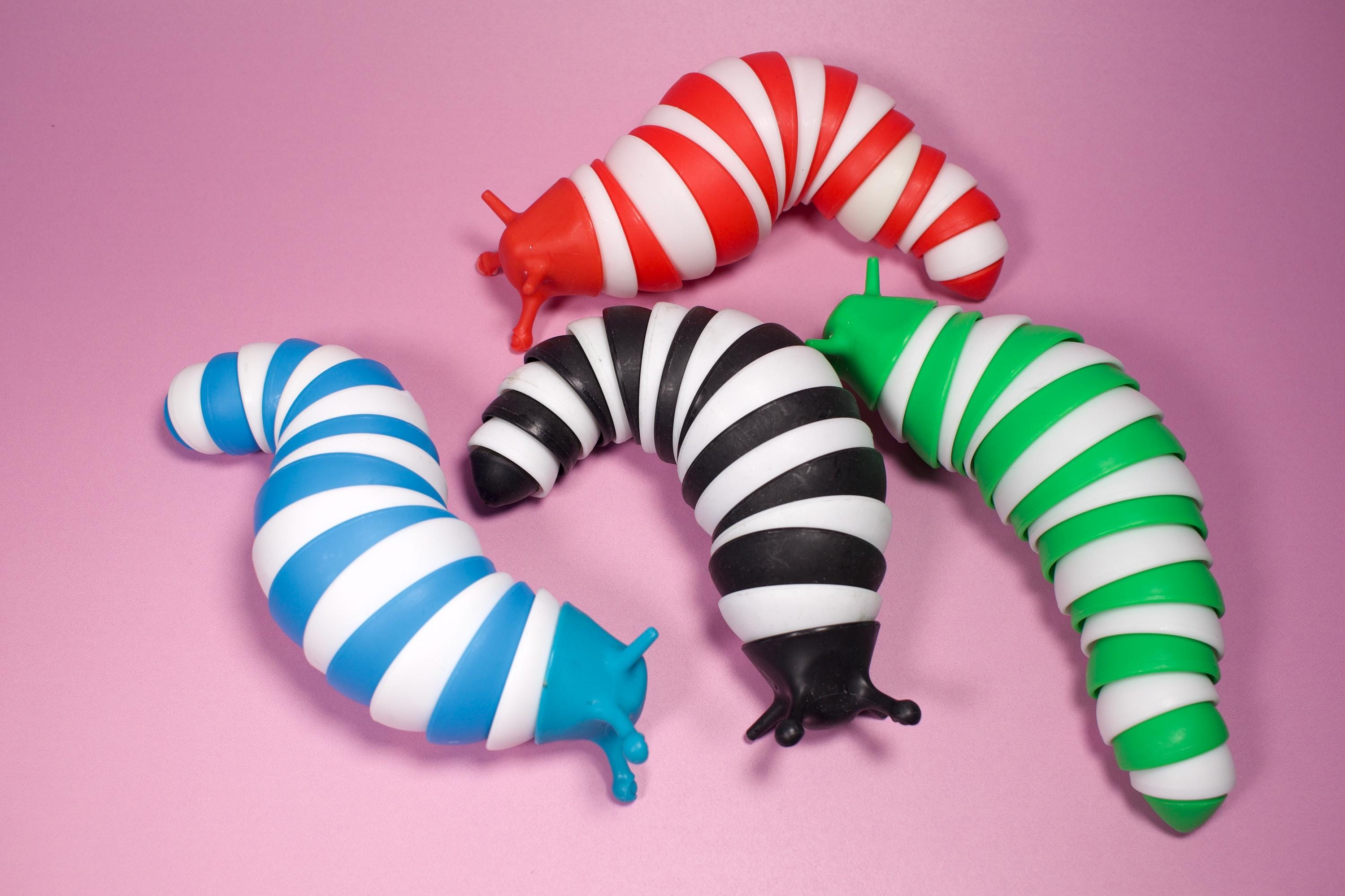 Fidget Slug Stress Relief Sensory Toy | Anxiety Relief Toy | Fun for ...