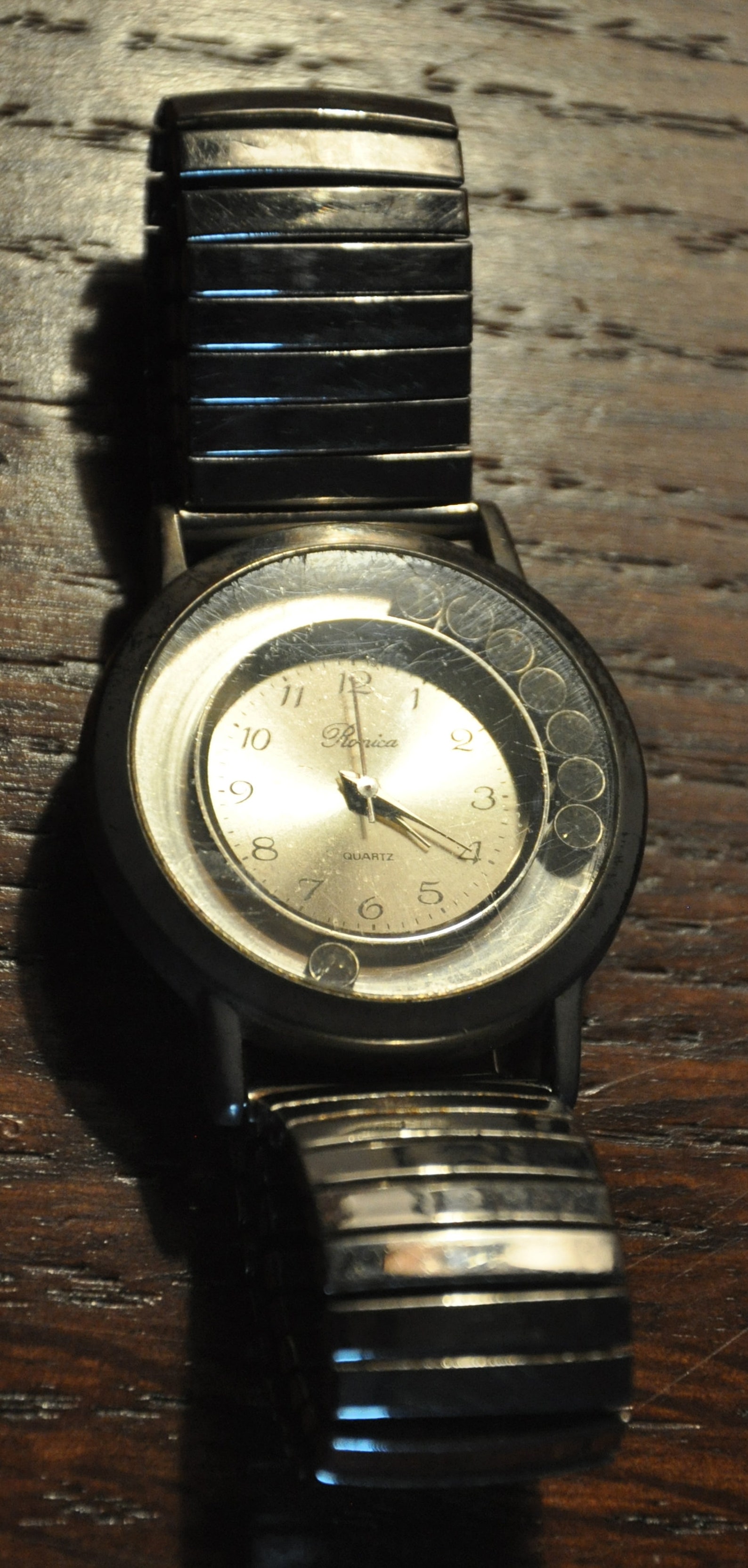 Vintage Ronica Ladies Watch Silvertone Stretch Band With - Etsy