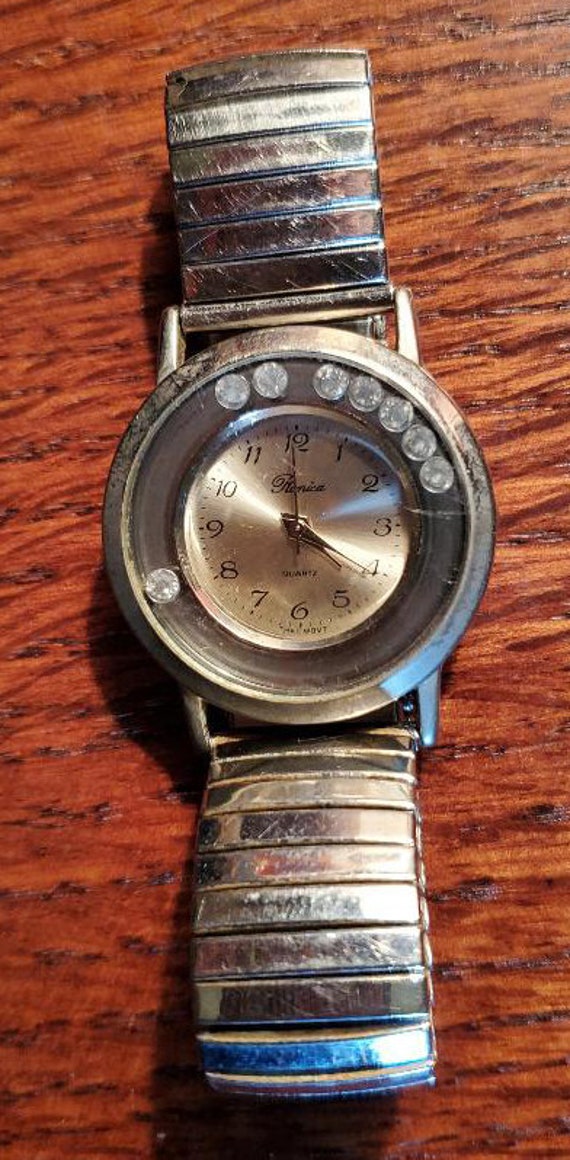 Vintage Ronica Ladies Watch Silvertone Stretch Band With | Etsy