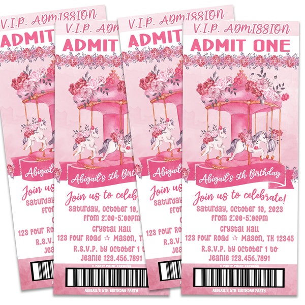 Printable Carousel - Etsy