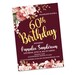 Maroon Red Floral Birthday Invitations - Flowers Women Birthday Invites ...